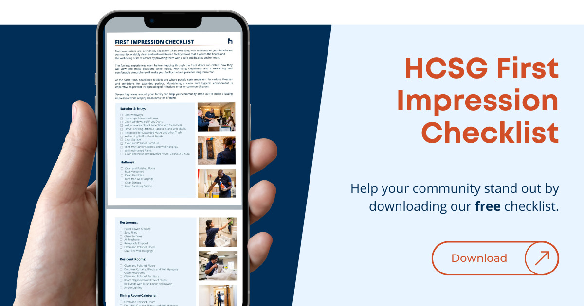 First Impression Checklist | Healthcare Services Group, Inc.